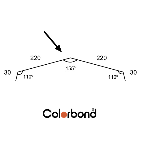 COLORBOND Roof Ridge | Metal Roofing Online